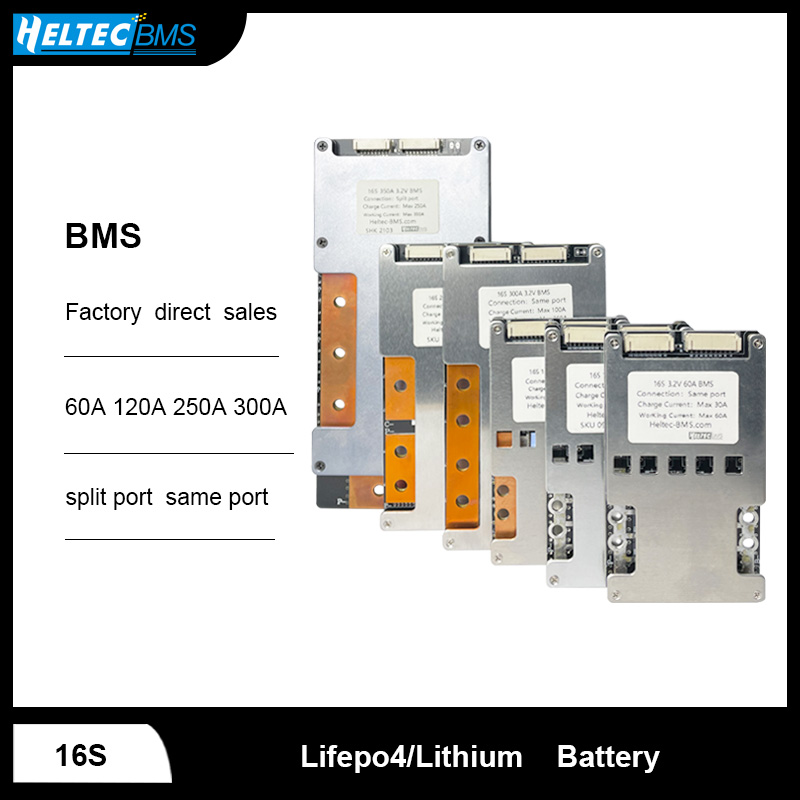 16S BMS 100A 3.2V 3.7V Lipo/Lifepo4 – Heltec BMS