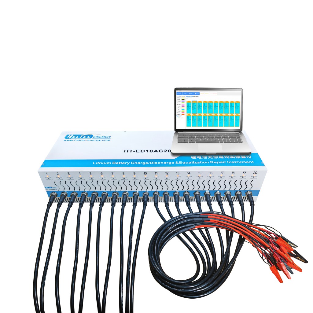HT-ED10AC20 Lithium Battery Capacity Tester Charge Discharge Balancer ...